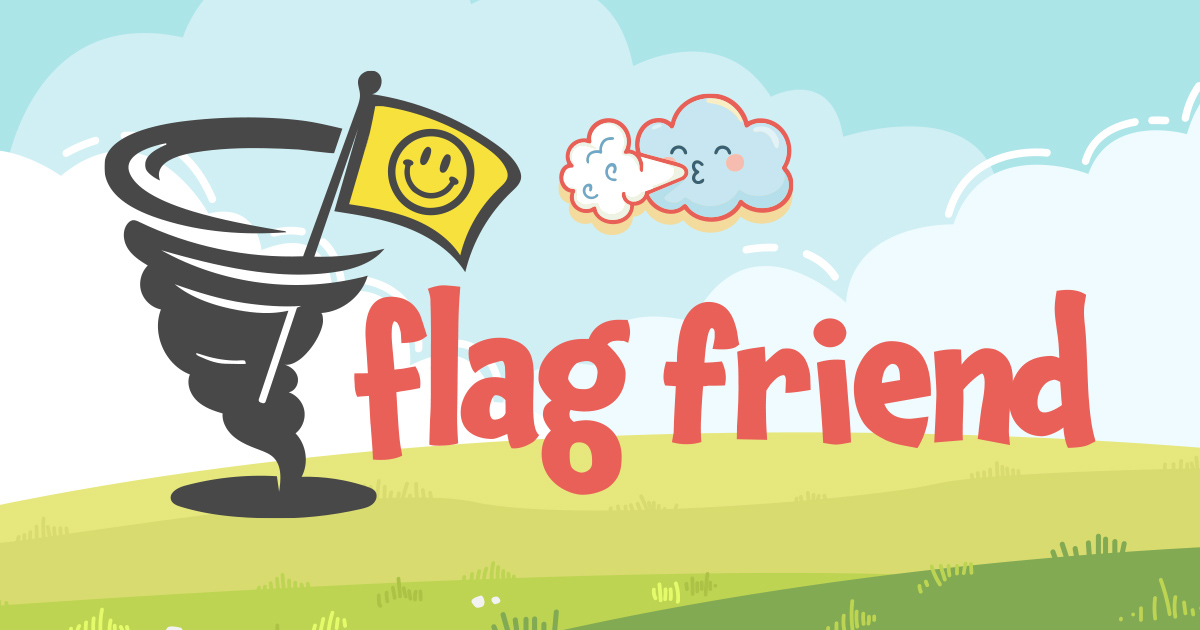 Flag Friend: Bella's Anti-Tangle Flag Hero!